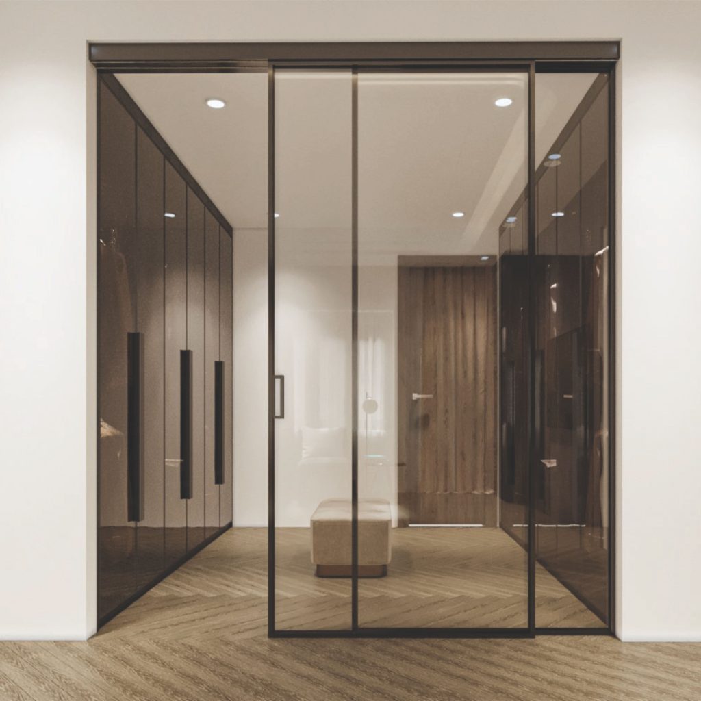 Cửa SLim Lùa 2 Cánh 2 Ray - Ewindows